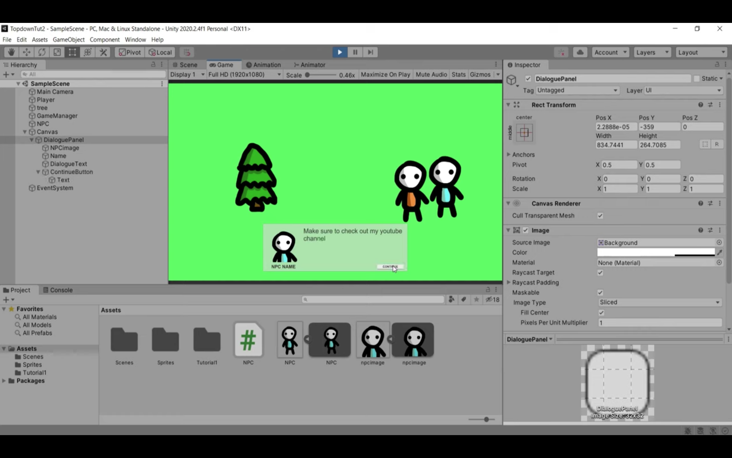 Unity 簡易對話系統 - Enjoy 軟體
