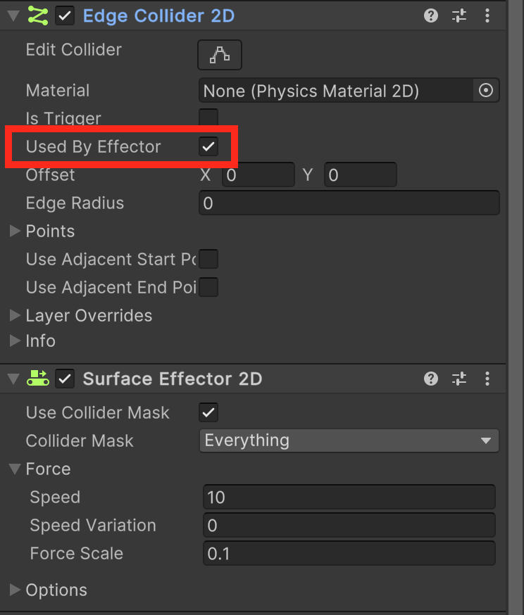 Unity Surface Effector 2D - Enjoy 軟體